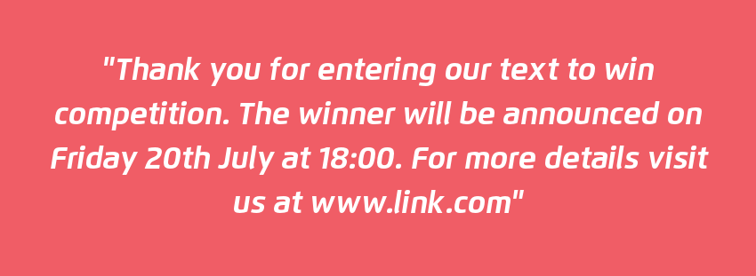 5 tips for the best text to win campaign | Textmarketer