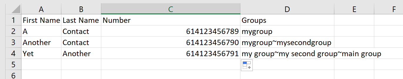 Uploading Contacts to Echo - Esendex Support