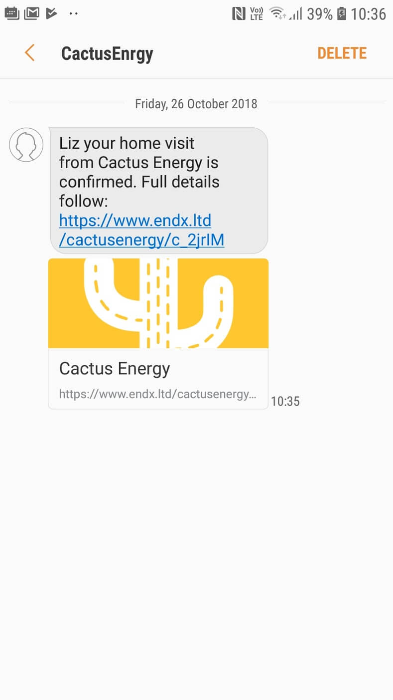 Sending an SMS Landing Page Message - Esendex Support