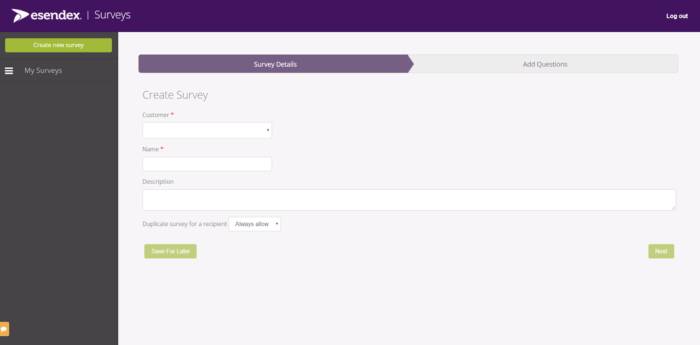 Creating an SMS Survey - Esendex Support