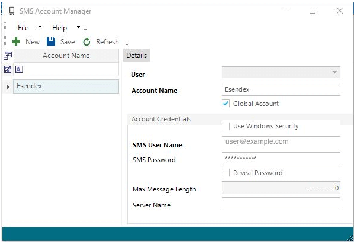 RDB ProNet - Esendex Support